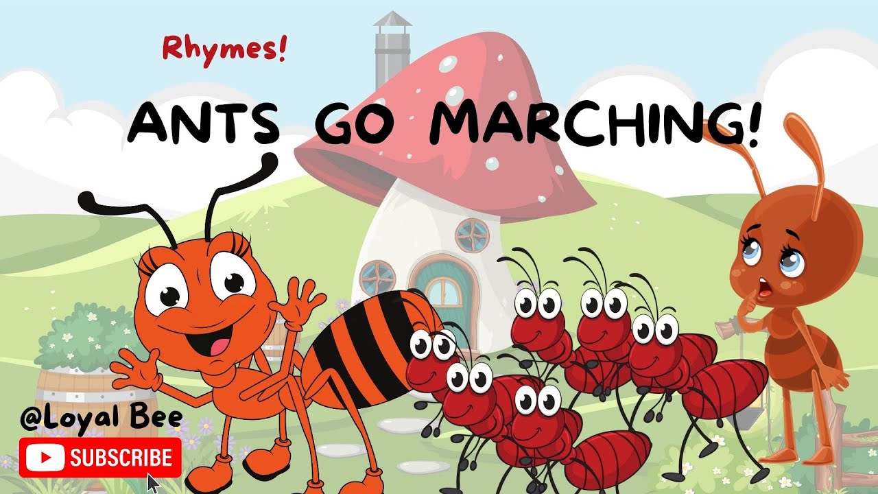 "The Ants Go Marching | Classic Nursery Rhymes & Number Learning for Kids | Fun and Educational ...