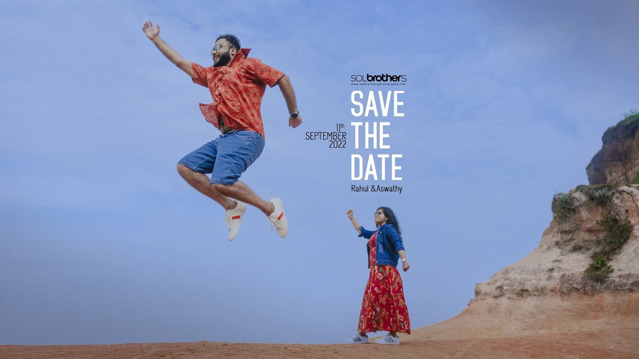 Rahul & Aswathy Save the Date #keralaweddingphotography - YouTube