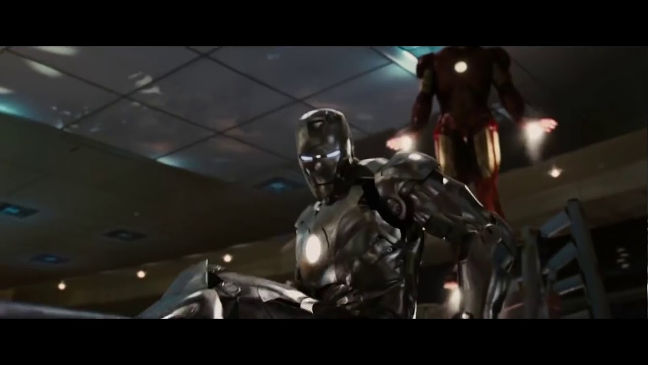 Iron man and War Machine - Fight - YouTube