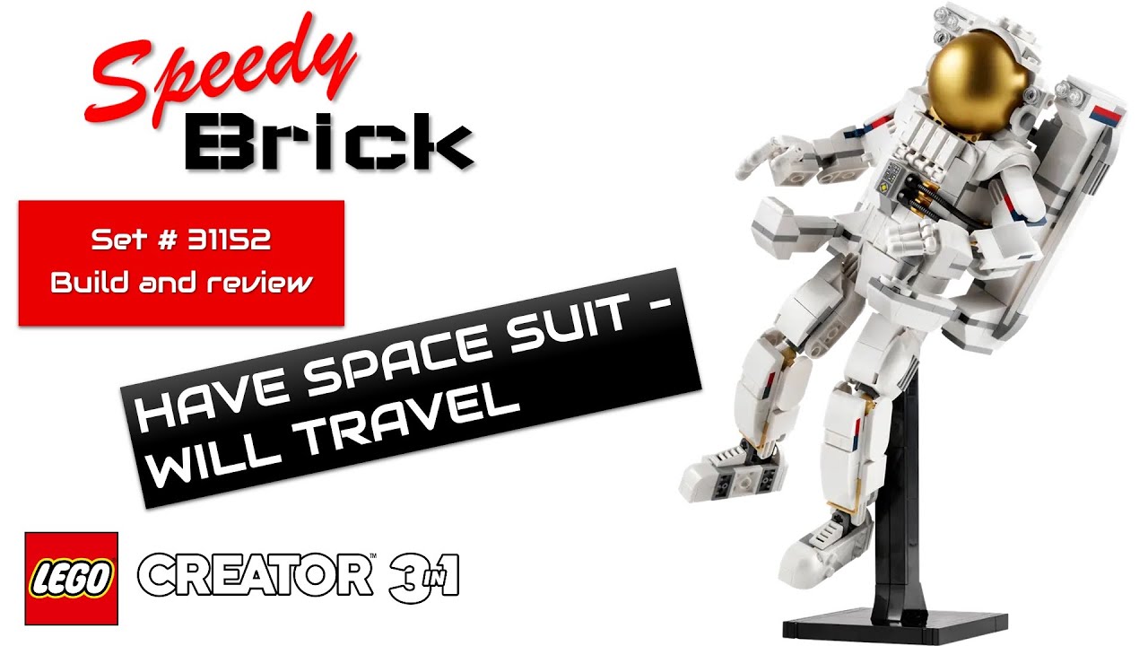 LEGO Build and Review of Creator set #31152 Astronaut - YouTube