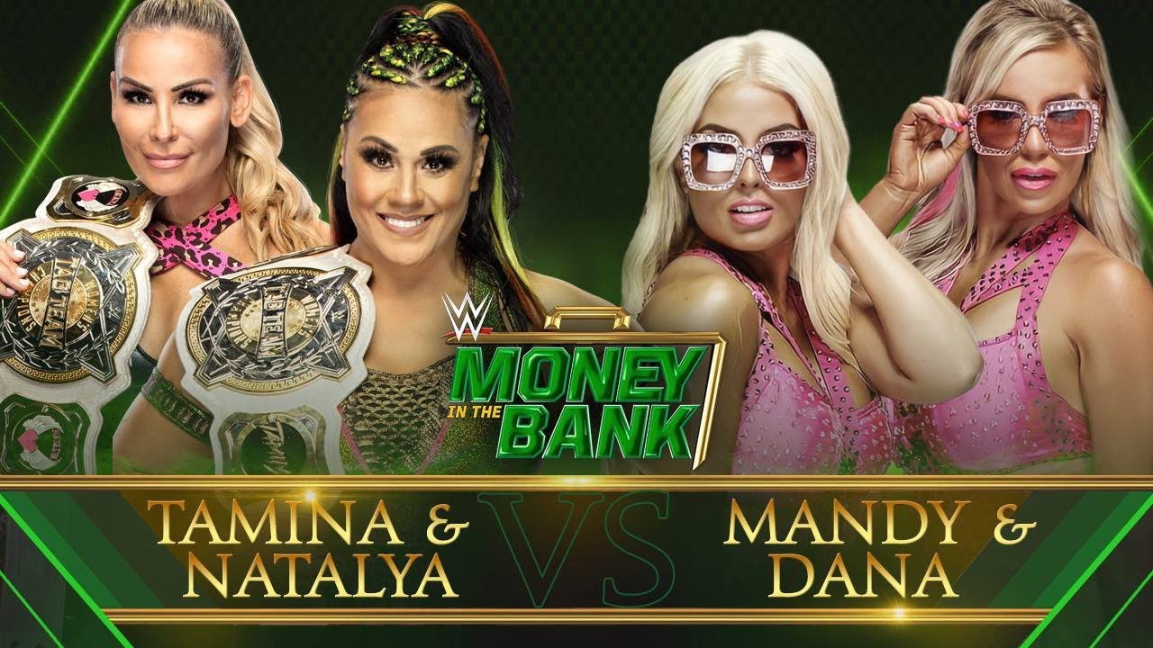 WWE Money in the Bank: Natalya & Tamina Vs Mandy Rose & Dana Brooke # ...