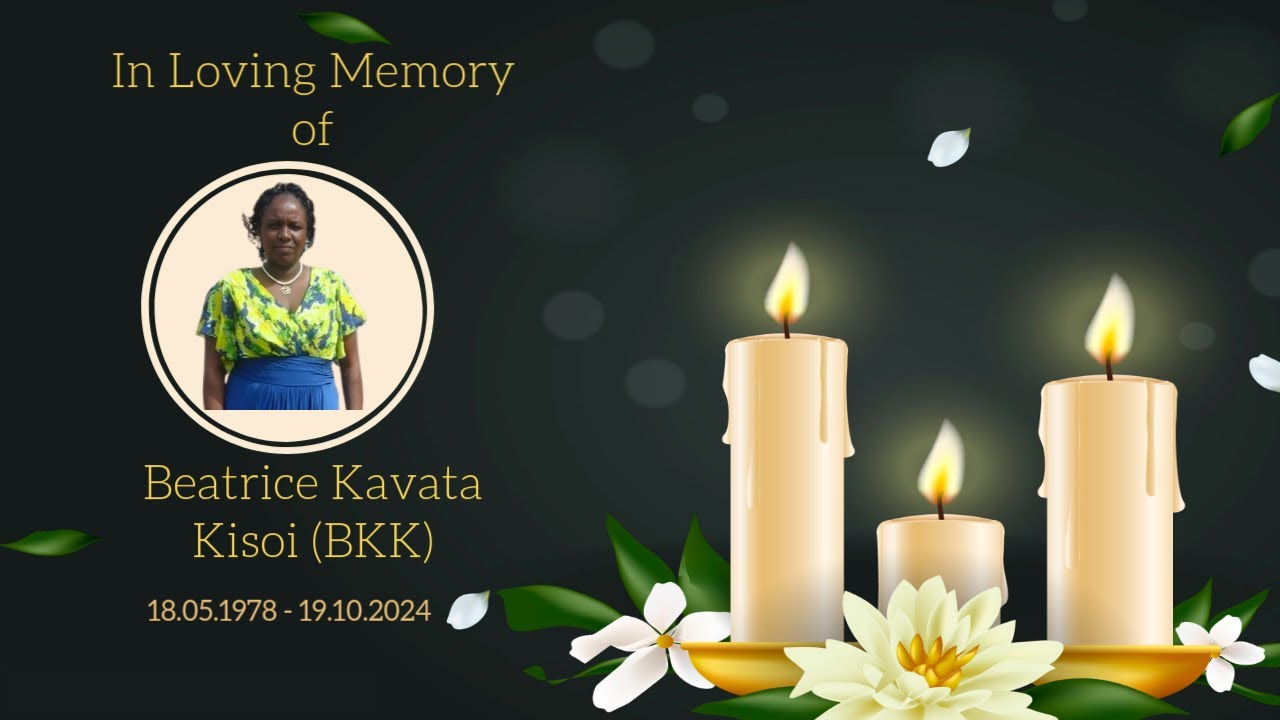 CELEBRATING THE LIFE OF BETRICE KAVATA KISOI - YouTube