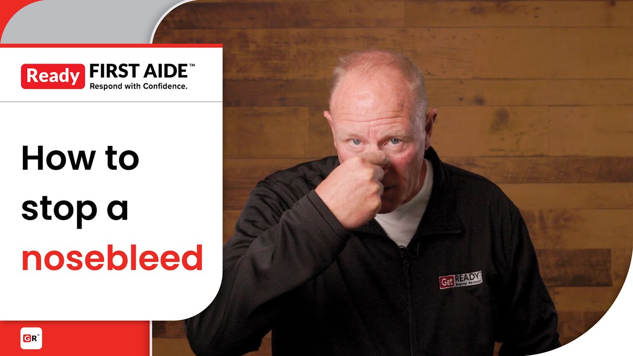 STOP a NOSEBLEED FAST (The Proven First Aid Method) - YouTube