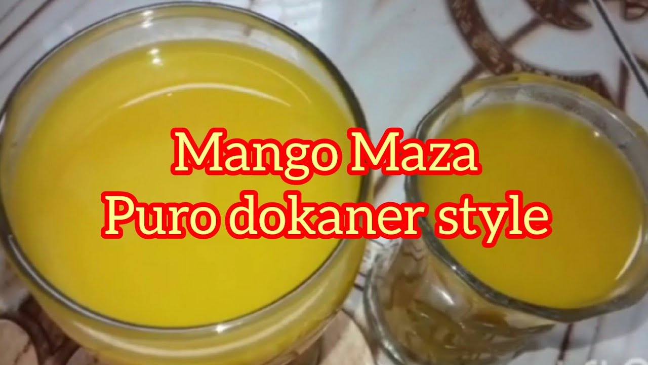Mango Maza recipe | food video | - YouTube