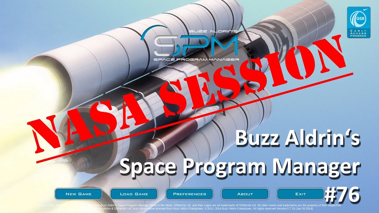 Buzz Aldrin's Space Program Manager - #76 - NASA Session Part3 - YouTube