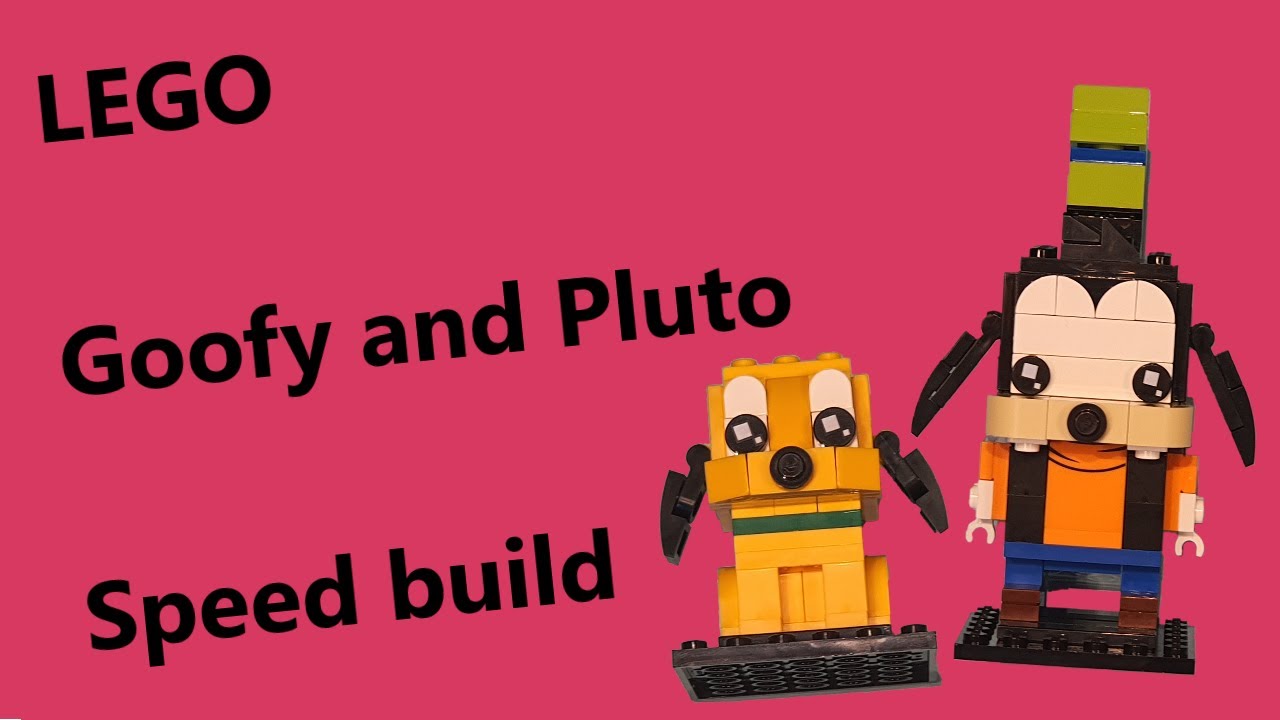 LEGO - GOOFY AND PLUTO - SPEED BUILD - YouTube