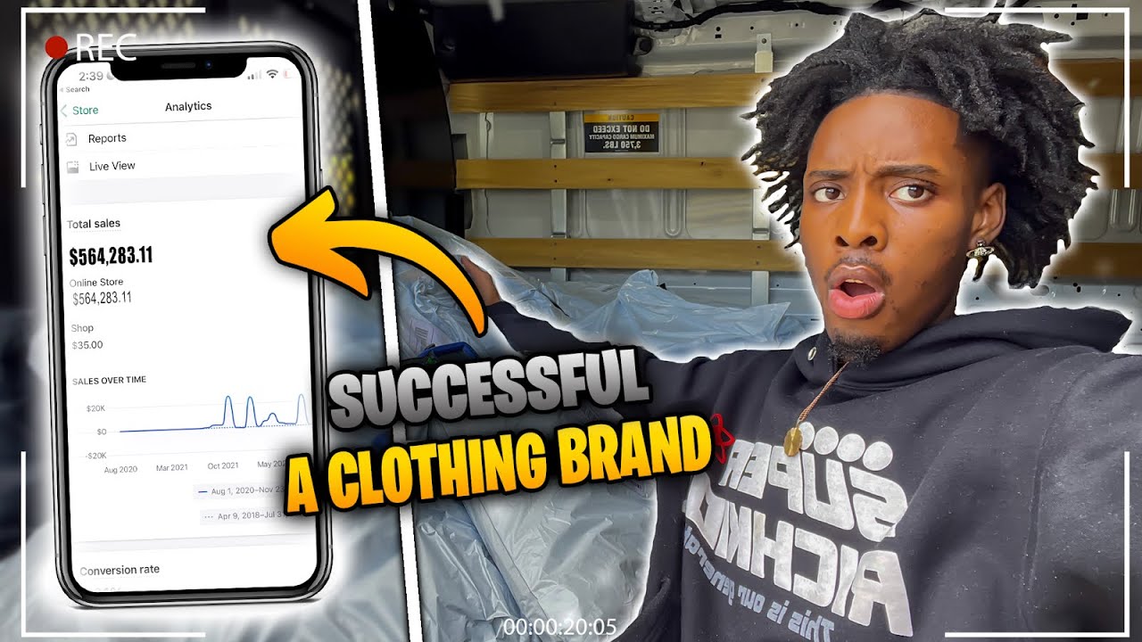 How I Started A 100K Clothing Brand In Under 2 Weeks💰📦 - YouTube