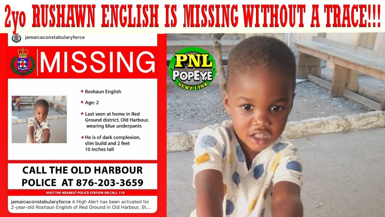 2yo Rushawn English Has Gone Missing Without A Trace Since June 26 ...