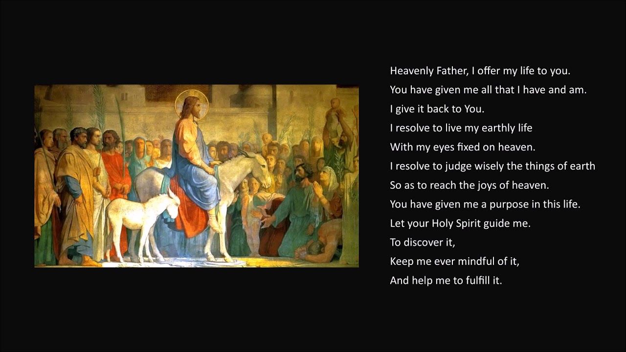 Homily: Focusing Our Life on Jesus and Our Eternal Destiny 3-25-18 ...