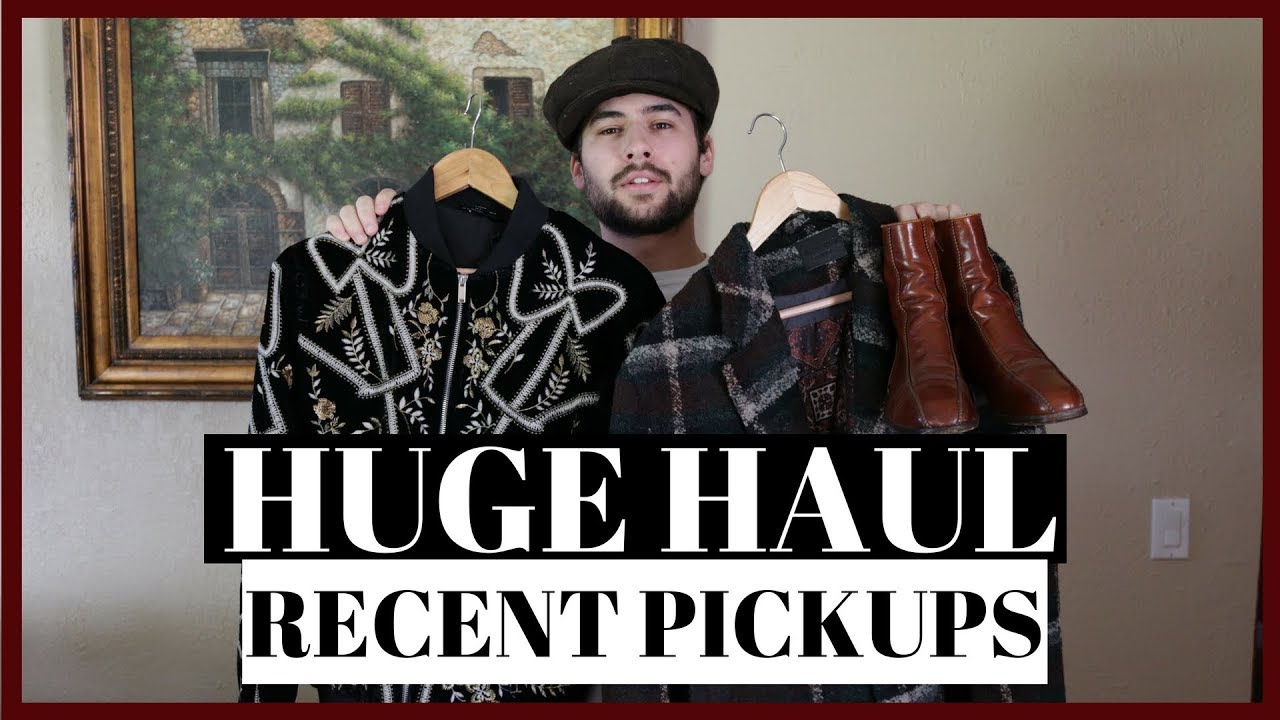 Huge Clothing Haul 2018 | Mens Fashion Haul and Try On - Vintage ...