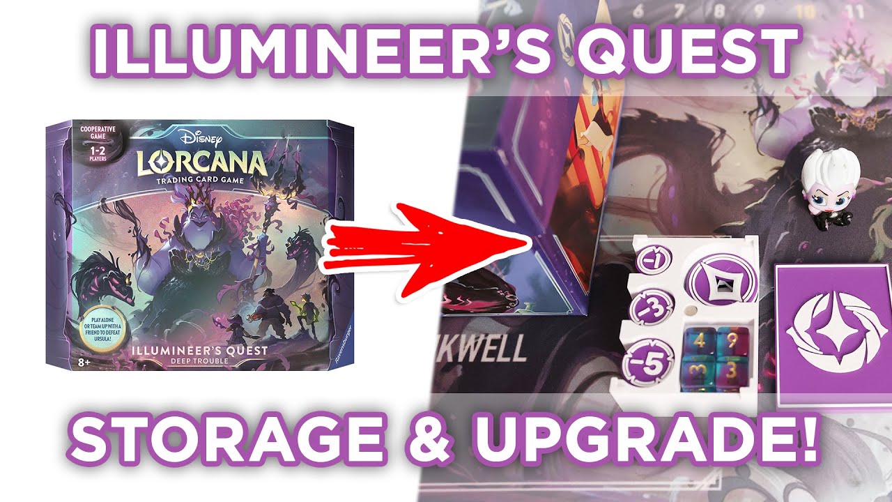 Lorcana Illumineer's Quest Storage and Upgrade Ideas + GIVEAWAY - YouTube