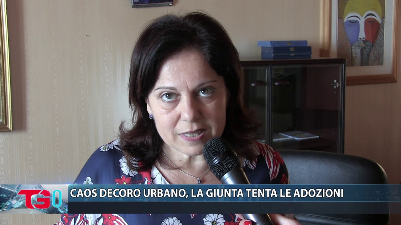 CAOS DECORO URBANO, LA GIUNTA TENTA LE ADOZIONI - YouTube