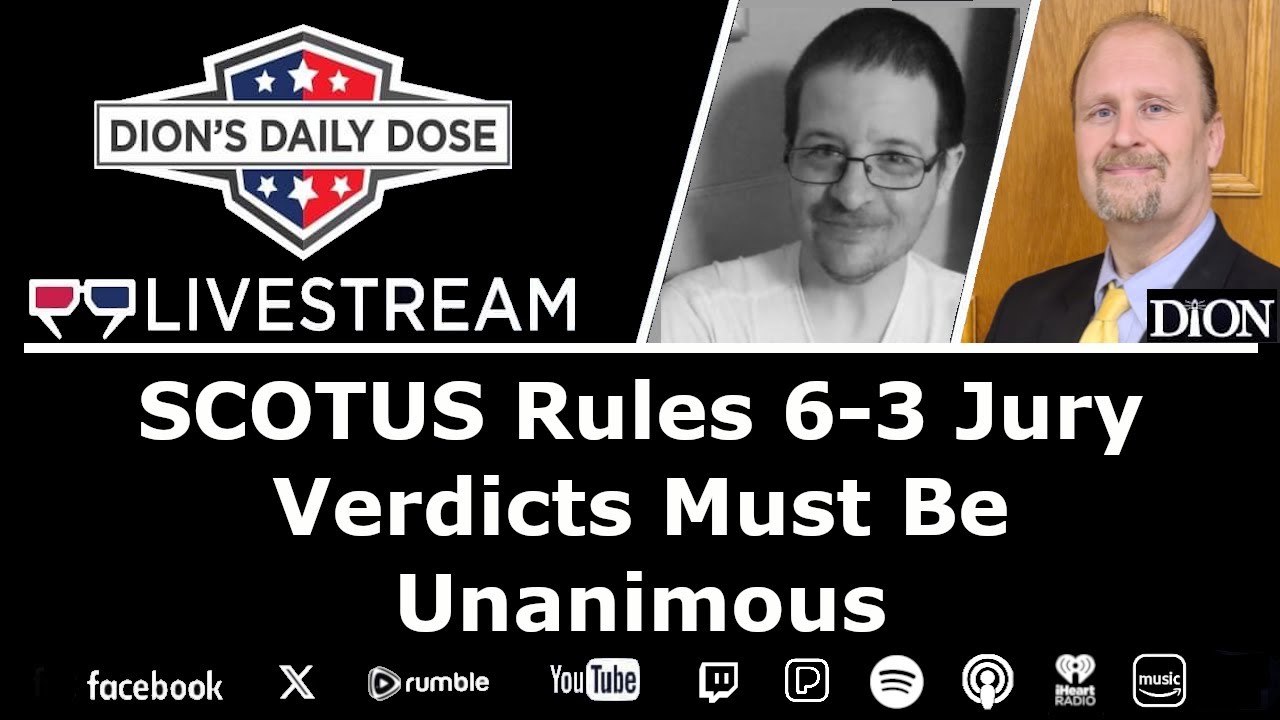 SCOTUS: Jury Must Be Unanimous: Face to Face w Dion & Shawn - YouTube