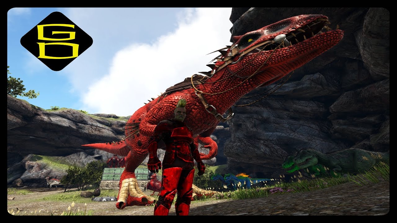 Primal Fear Ep 9 - Ark Survival Evolved - It's Indom Rex Time - YouTube