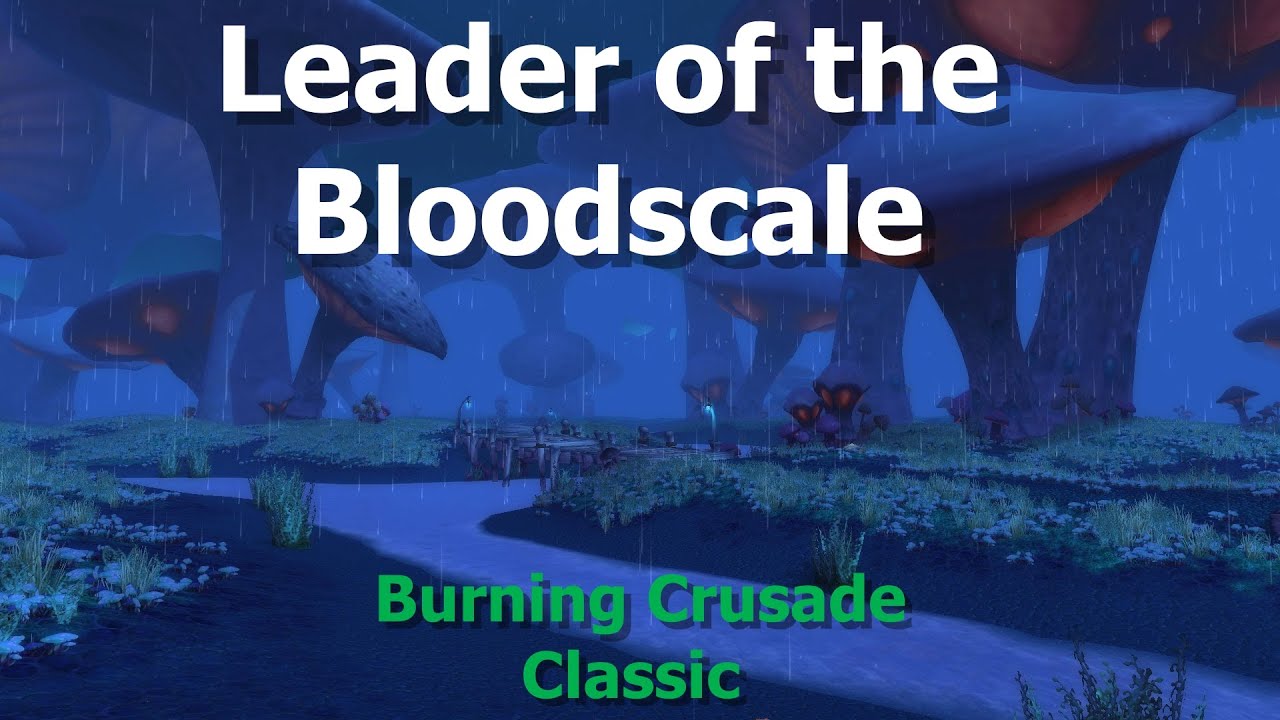 Leader of the Bloodscale--Rajis Fyashe--WoW TBC Classic - YouTube