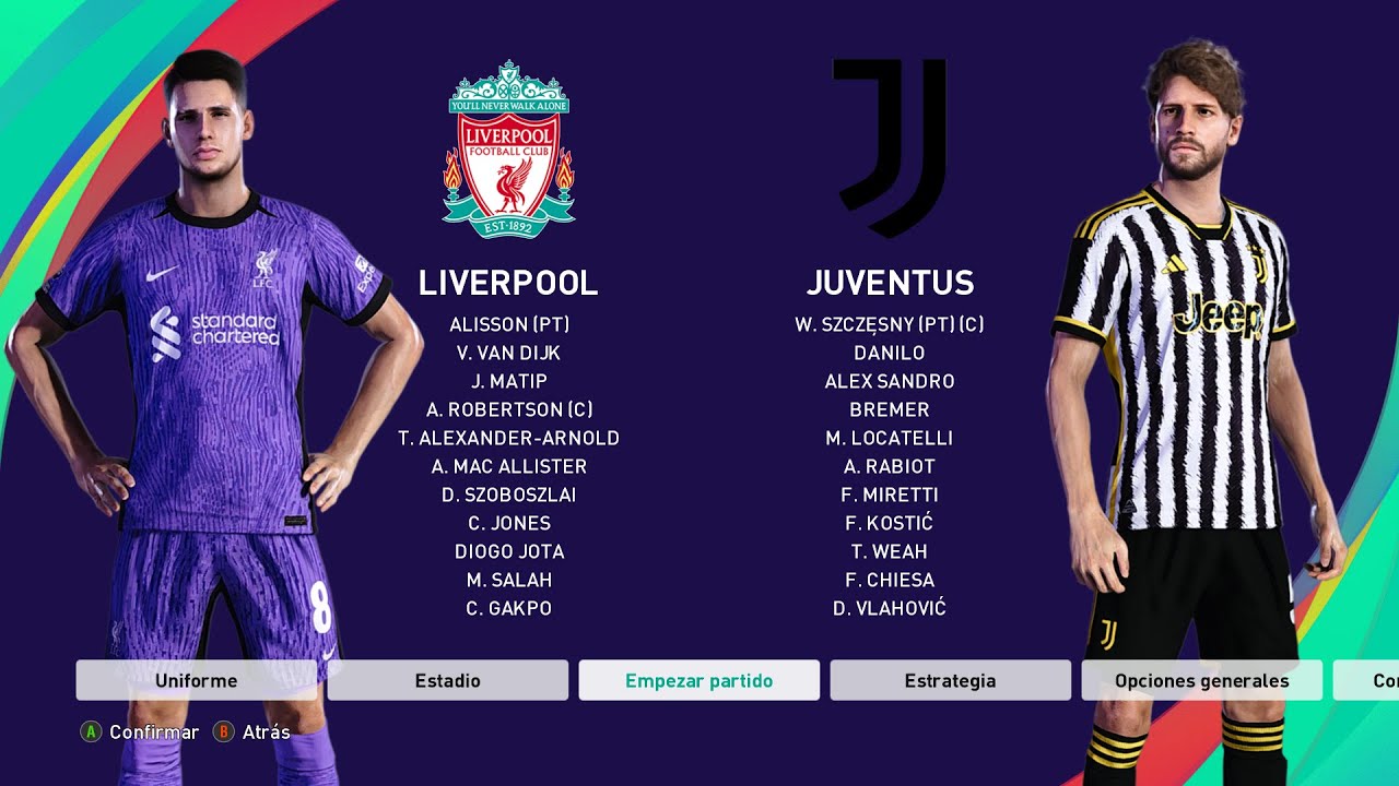 PES 2021 | Next Season Patch 2024-UPDATE OPTION FILE 2024 PS4 PS5 PC ...