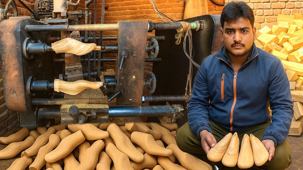 Inside a Shoe Last Factory – How Wooden Lasts Are Mass Produced - YouTube