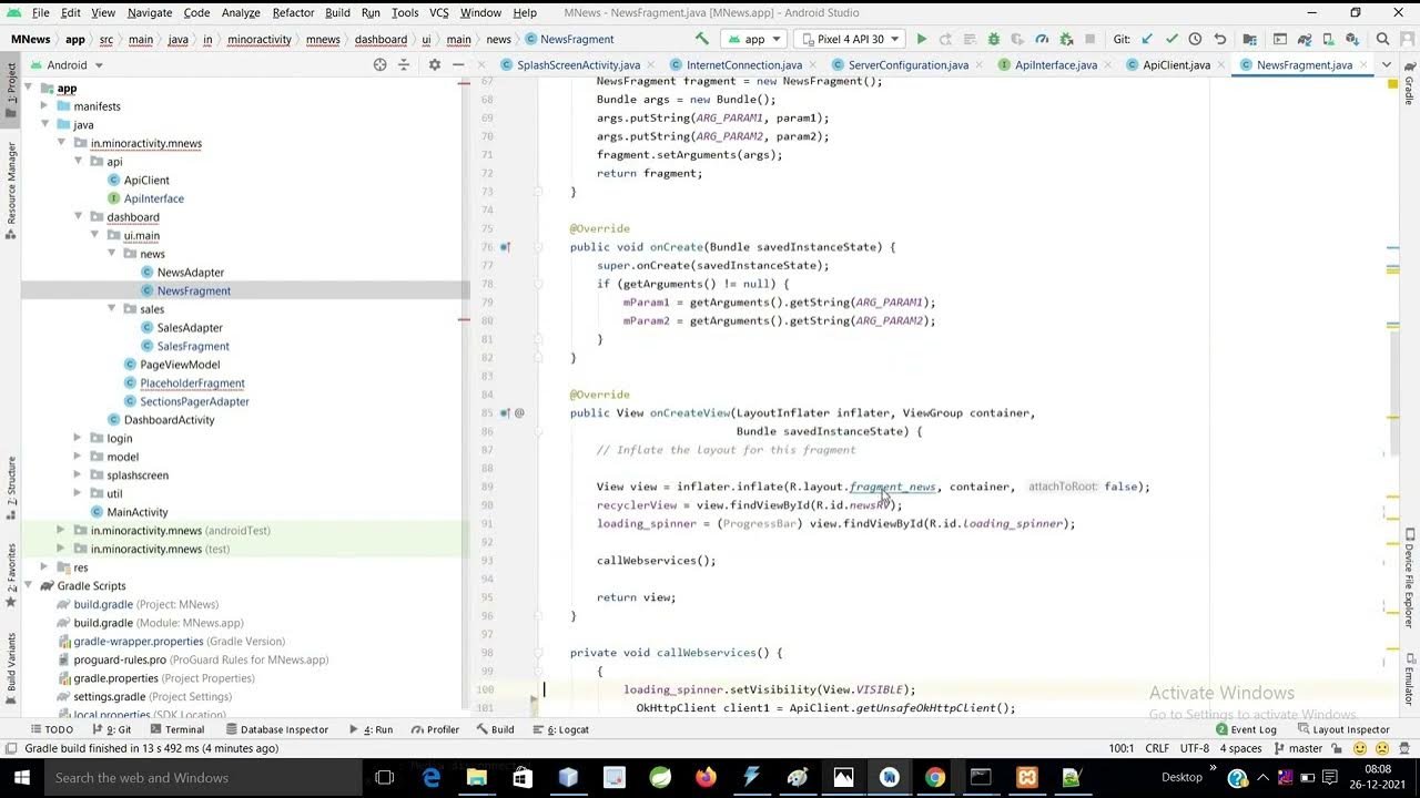 How To Create News App Using Android And Php Git Part 4 Real Time Project Live Project