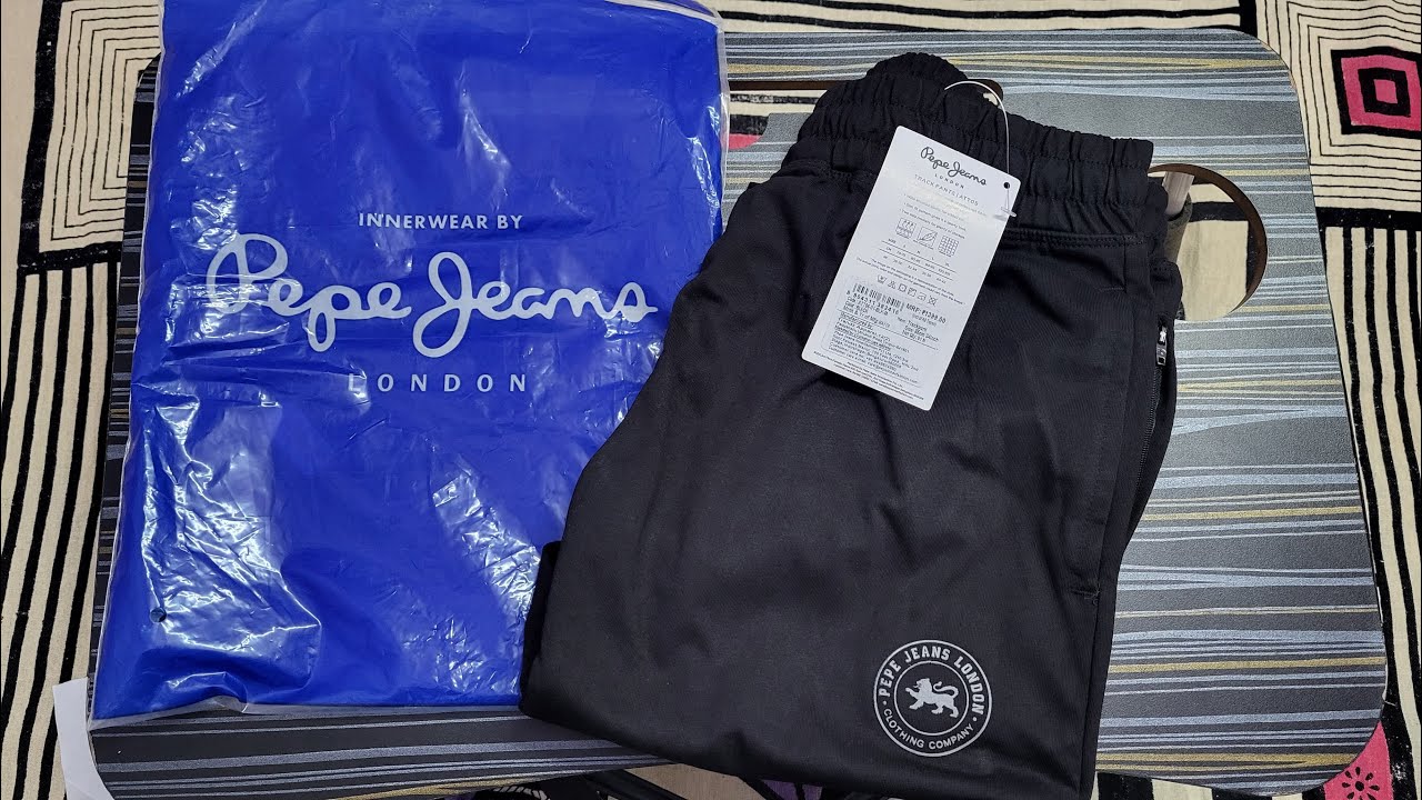 Pepe Jeans Men’s Black Solid Athleisure Lounge Pants – Comfortable ...