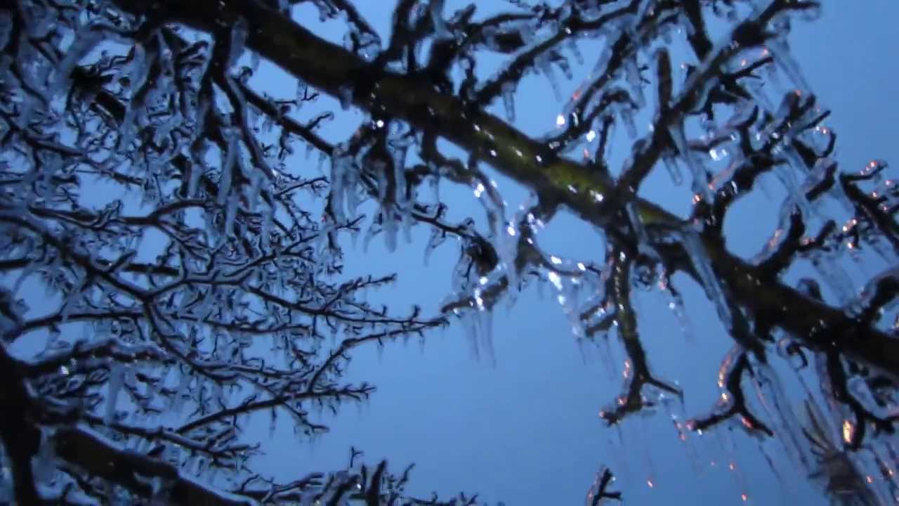 Ice Rain Storm - Winter 2013 - YouTube