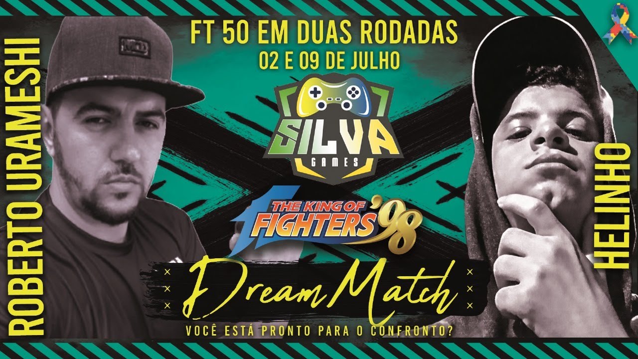 FT DAS LENDAS - KOF98 ROBERTO URAMESHI X HELINHO FT50 (FT25 + FT25) PARTE 1 - YouTube