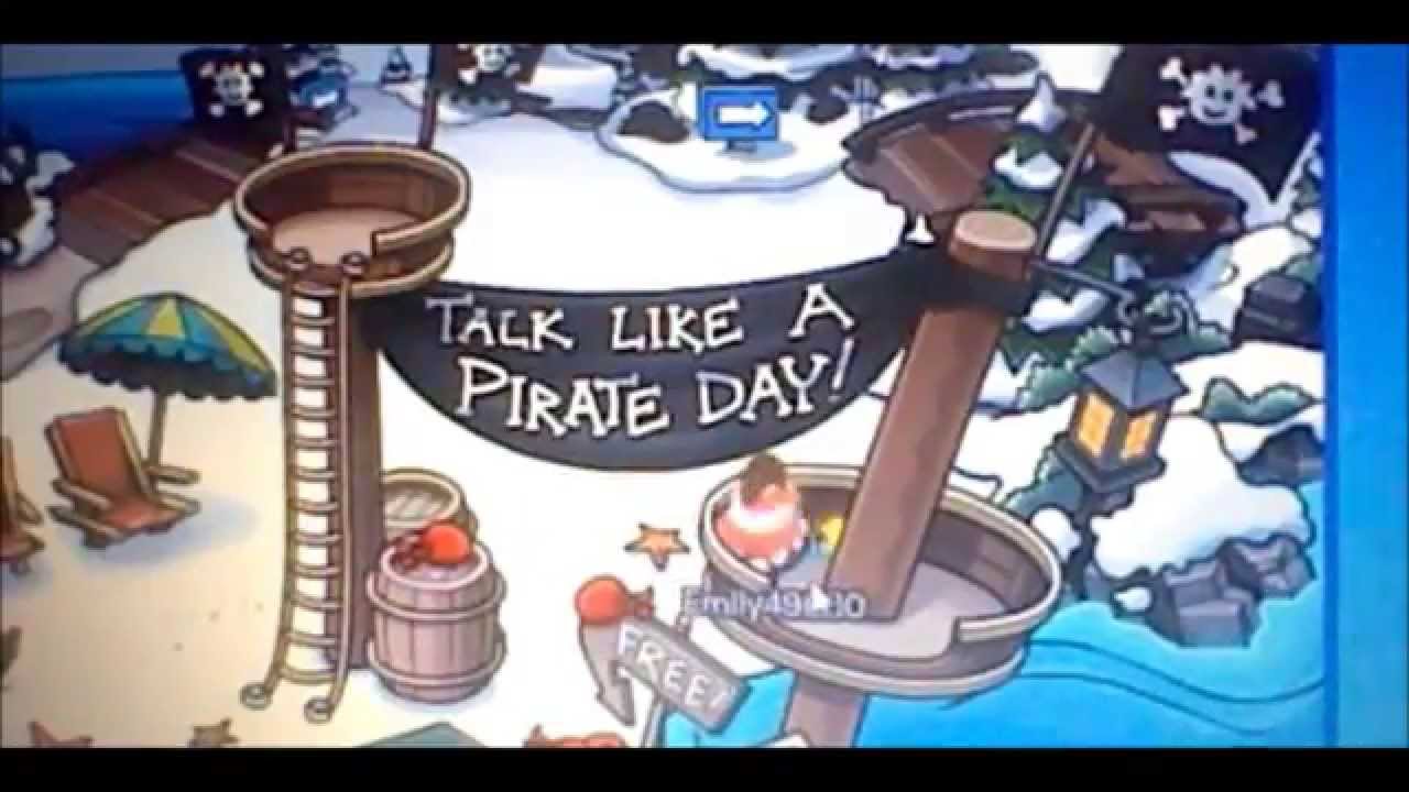 Club Penguin:Talk Like A Pirate Day - YouTube