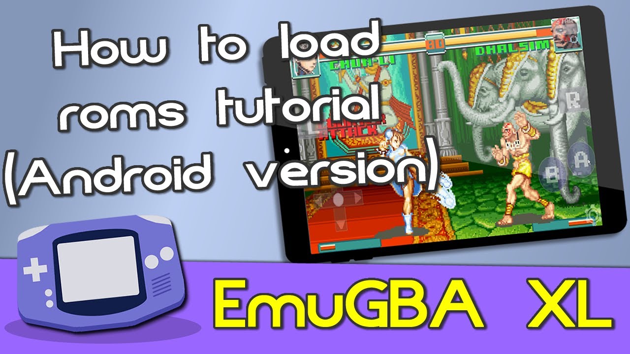 How to load roms in EmuGBA XL (Android) #android #emulator #gba - YouTube