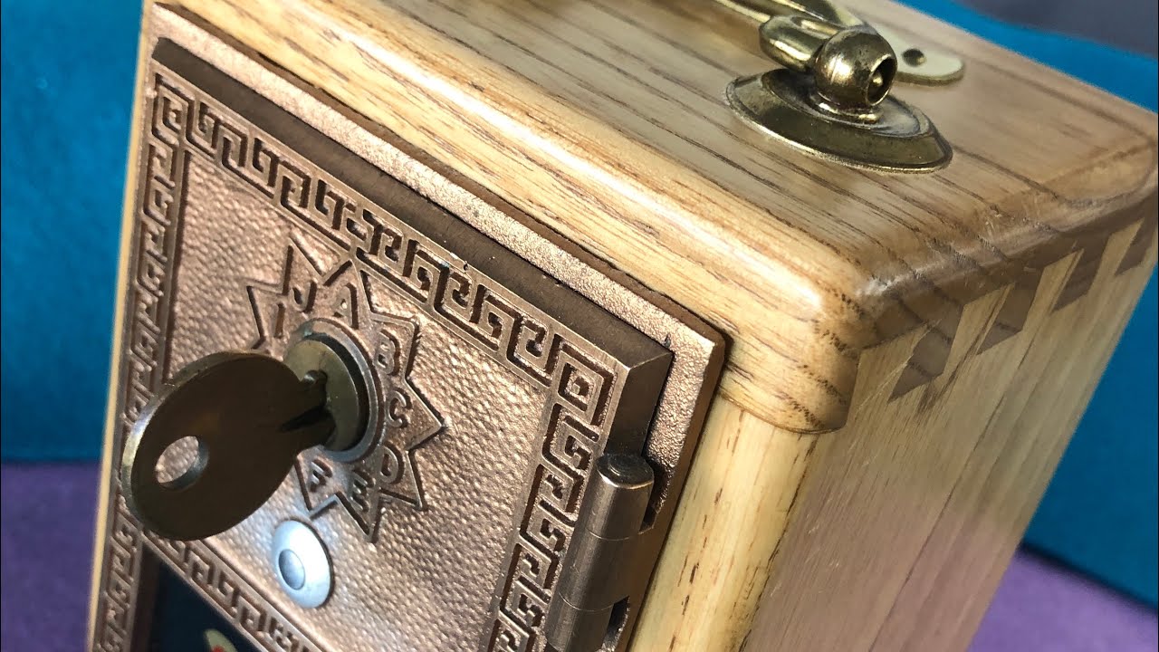 antique wood postal box opening & making & ke...err never mind - YouTube