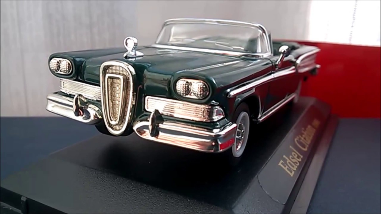 Unboxing Diecast model Edsel Citation `1958 by Yat Ming 1:43 Road ...