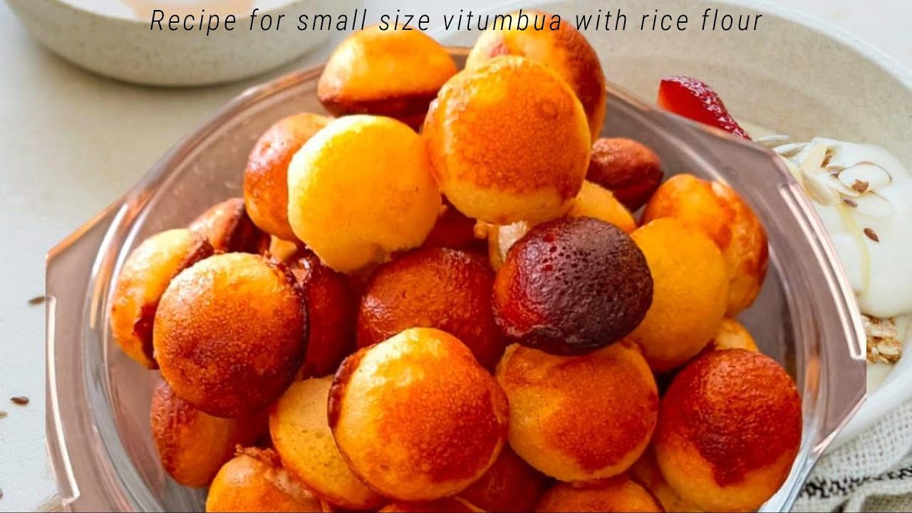 small size vitumbua with rice flour recipe - YouTube