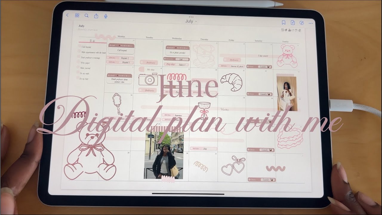 Free Digital Planner | July Plan with me | Goodnotes |Calendar, Vision ...
