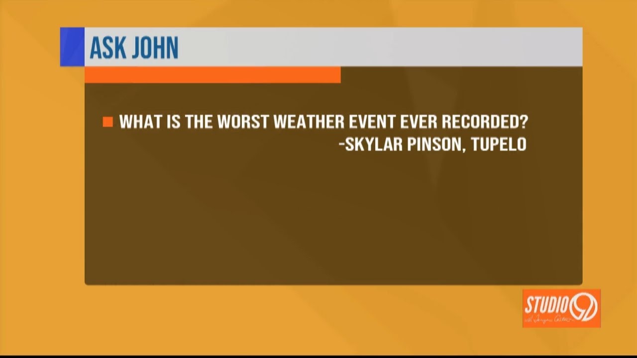 Ask John: What’s the worst weather event ever recorded? - YouTube