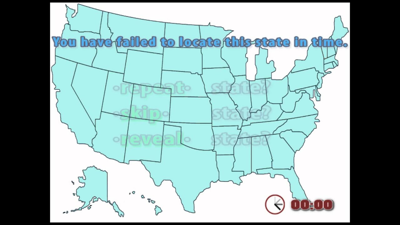 Interactive United States Map Quiz - Where is Georgia? - YouTube