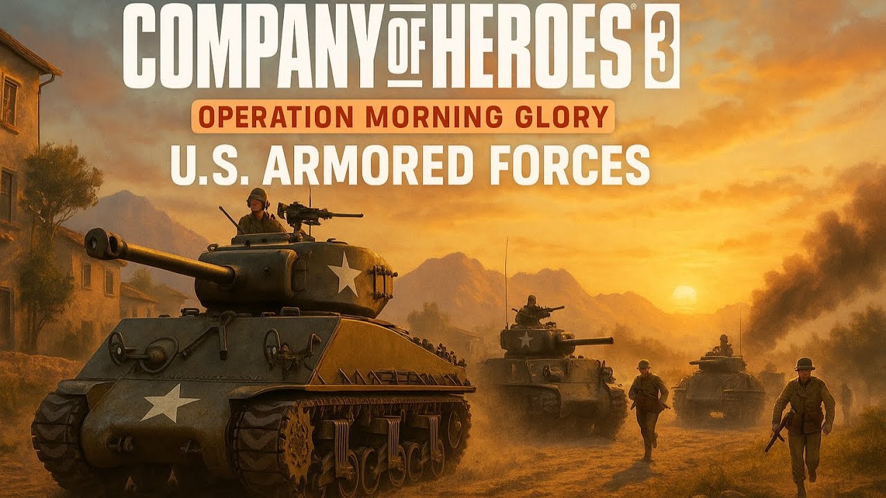 Company of Heroes 3 How to Take ORTONA with US Armored Forces Operation ...