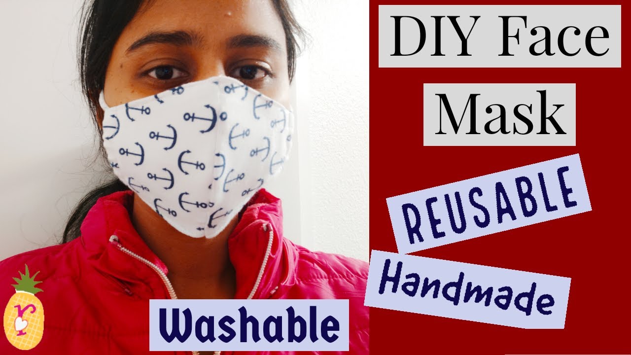 DIY Face Mask | corona virus face mask - YouTube