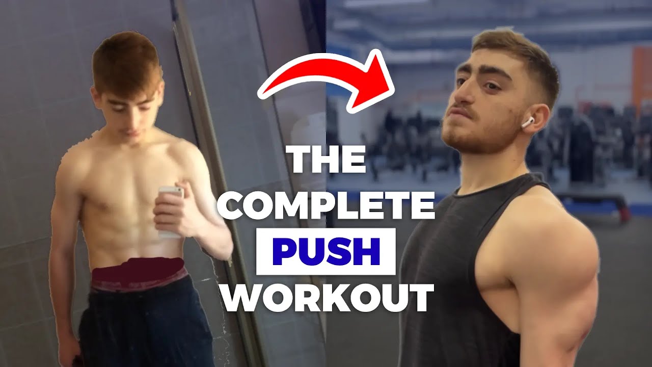 My COMPLETE Push Workout for Building Muscle (Chest, Shoulders ...
