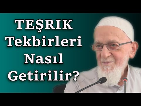 TEŞRIK TEKBİRİ NASIL GETİRİLİR?
