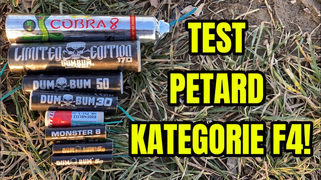 TEST PETARD F4! **COBRA 8** - YouTube