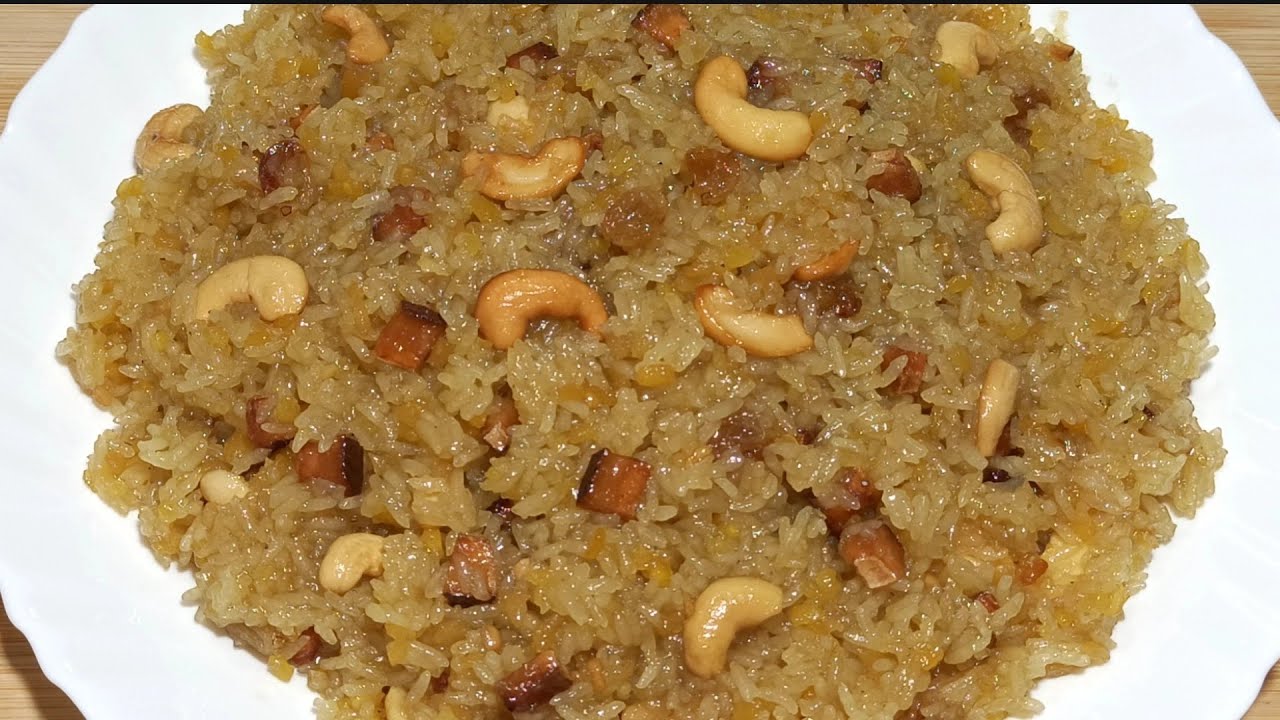 Chakra pongali | చక్కెర పొంగలి తెలుగులొ | Temple Style Chakkara Pongal ...