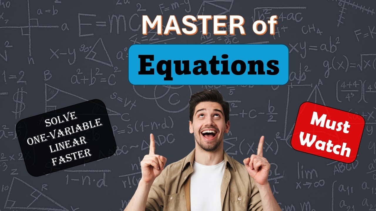 Mastering Algebra: Solving Equations Made Easy! - YouTube