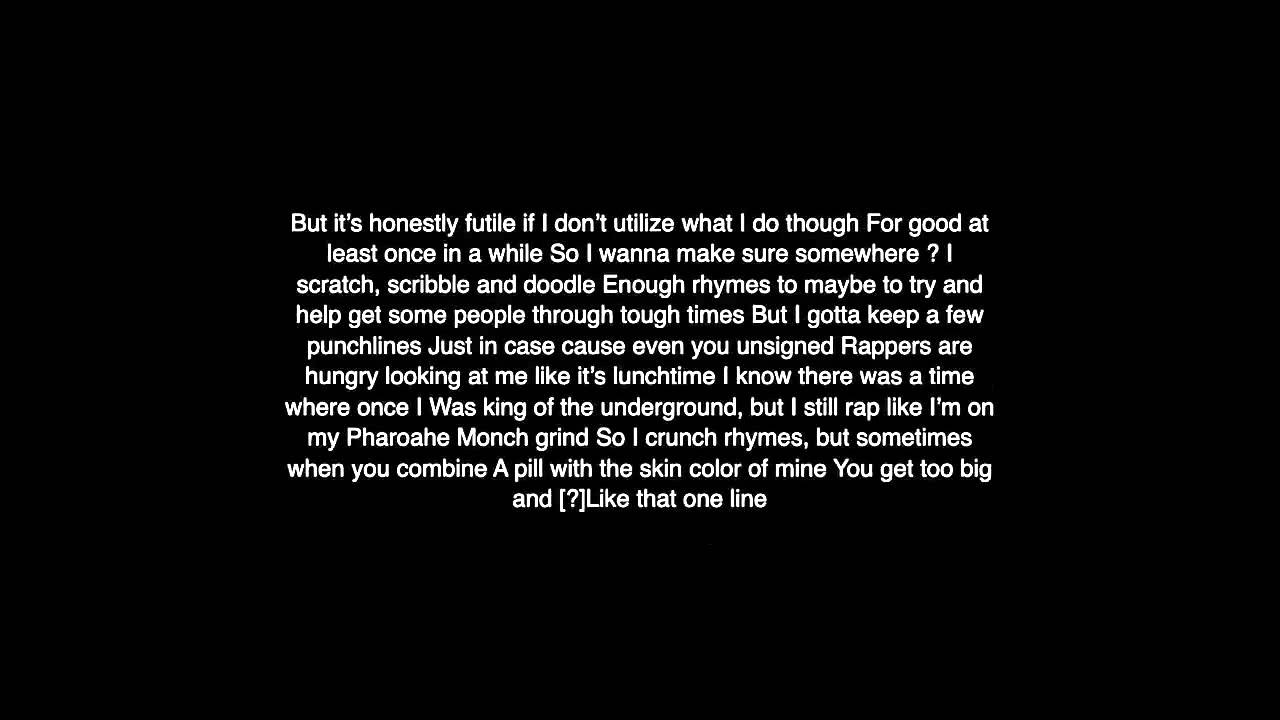 Eminem Rap God Lyrics Full Song Youtube