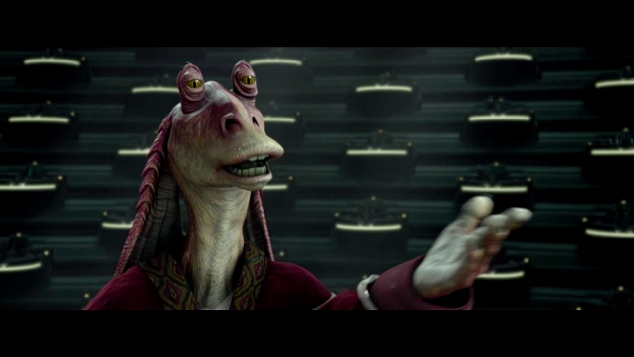 Star Wars (Chancellor Binks) Episode 2 Alternate Ending - YouTube
