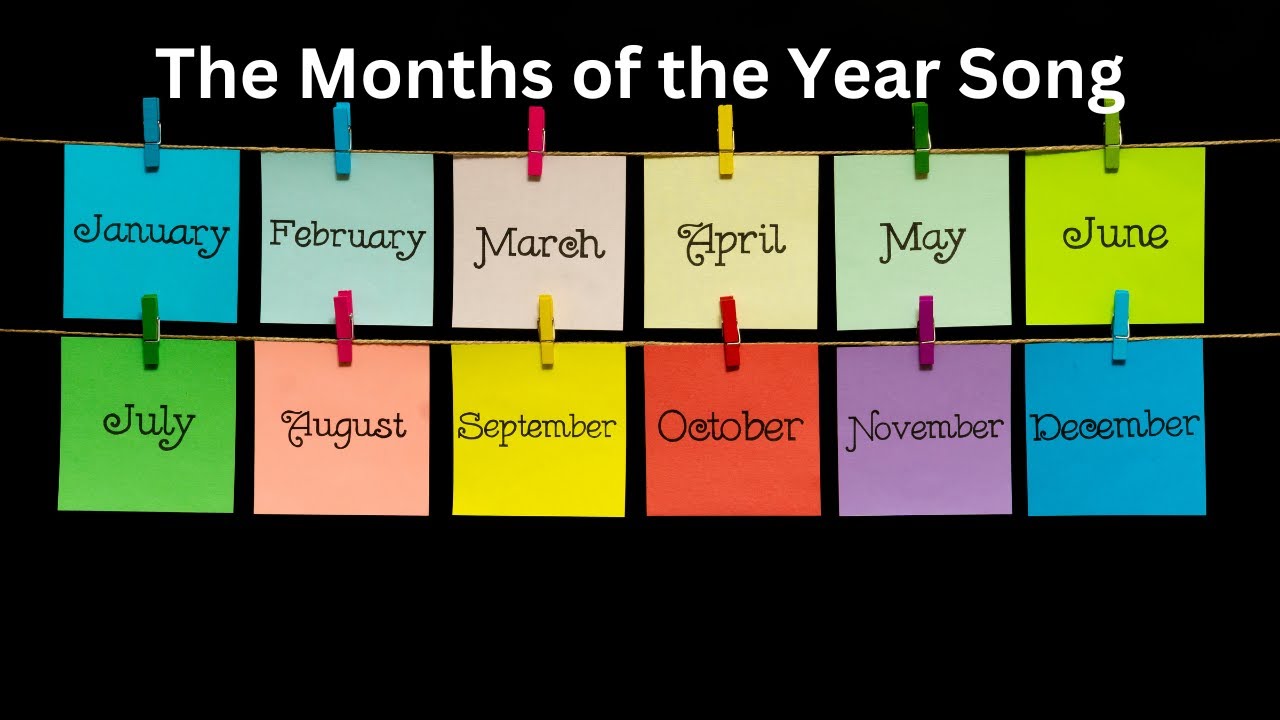 "The Months of the Year Song for Kids | Fun and Educational Sing-Along ...