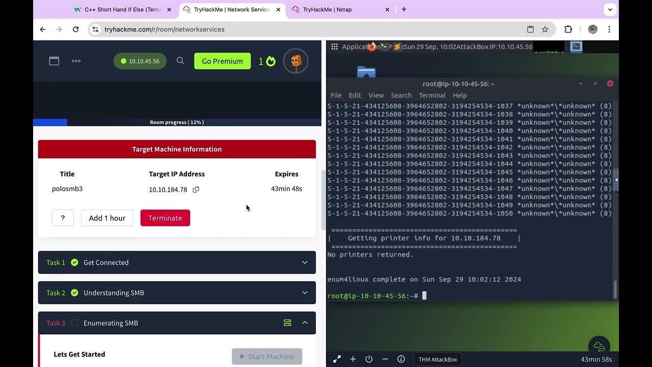 Network Services | TryHackMe network services room solution part-1 Learn about enumerate and ...