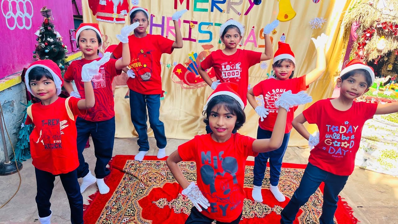 Christmas Celebration in Bluebells Elite School, Program - 7, Dance by ...