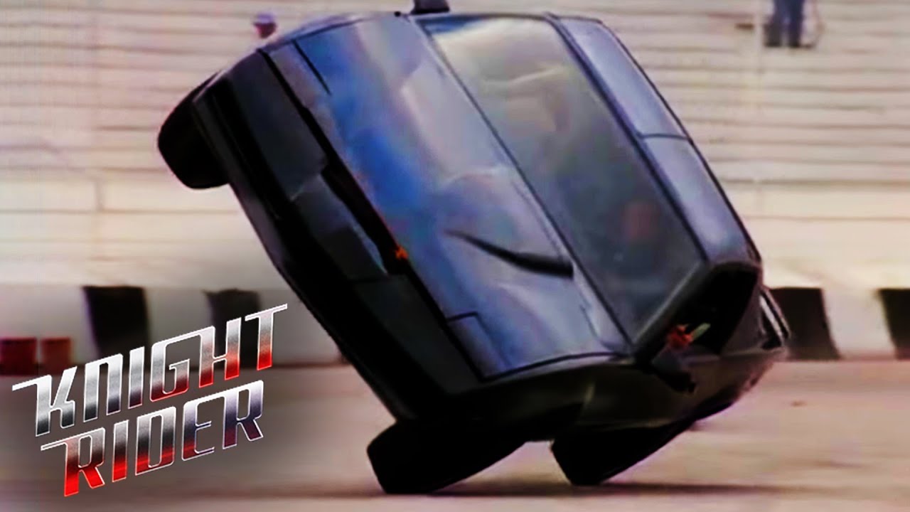 KITT Shows Off His Tricks | Knight Rider - YouTube