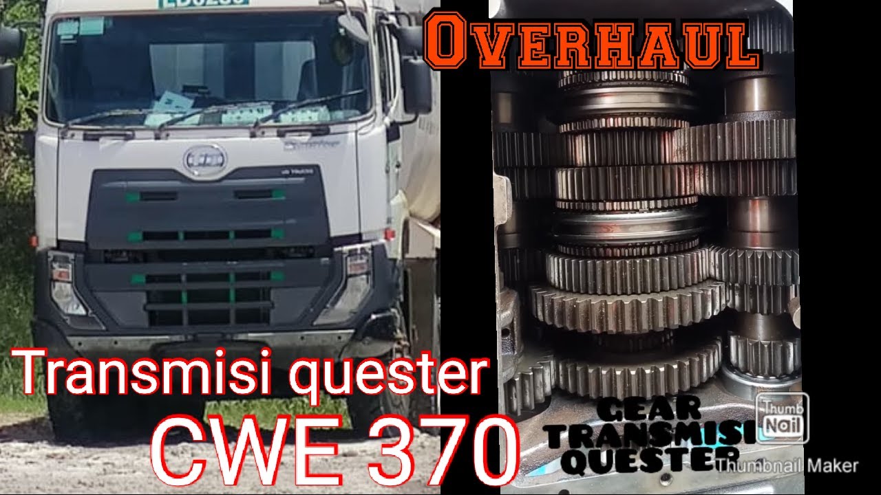 Transmisi Quester cwe 370 ( overhaul ) - YouTube