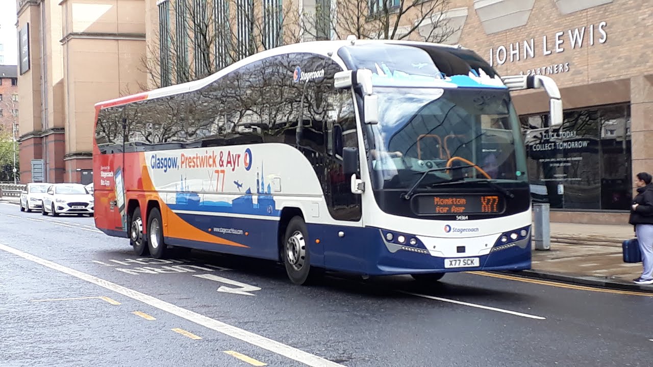 X77: Stagecoach West Scotland Volvo B11RT Elite 54364 (X77 SCK, ex-YX19 ...