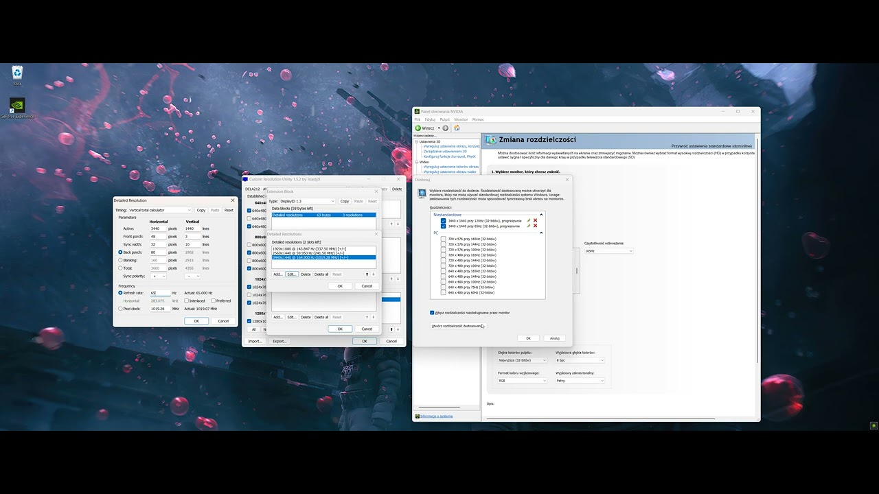 AW3423DWF Quick Frame Transport (QFT) using NVCP - YouTube