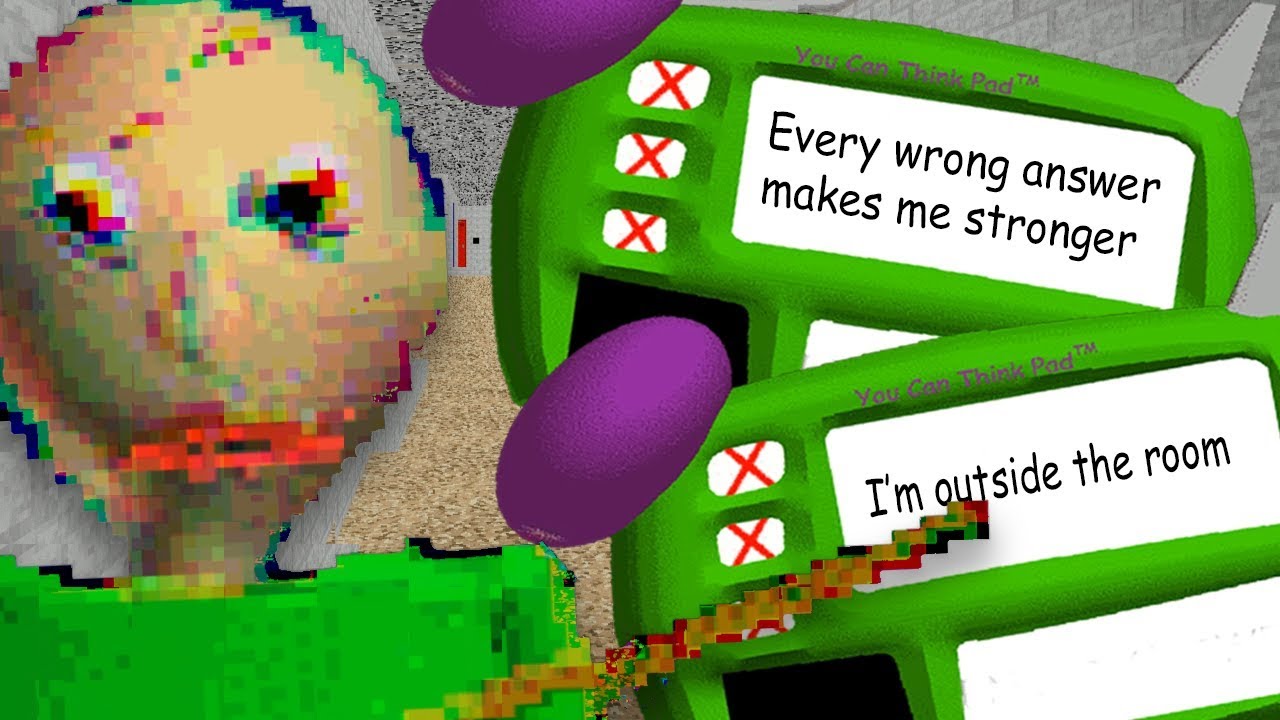 I GOT EVERY QUESTION WRONG & BALDI GLITCHED LIKE CRAZY | Baldi's Basics ...